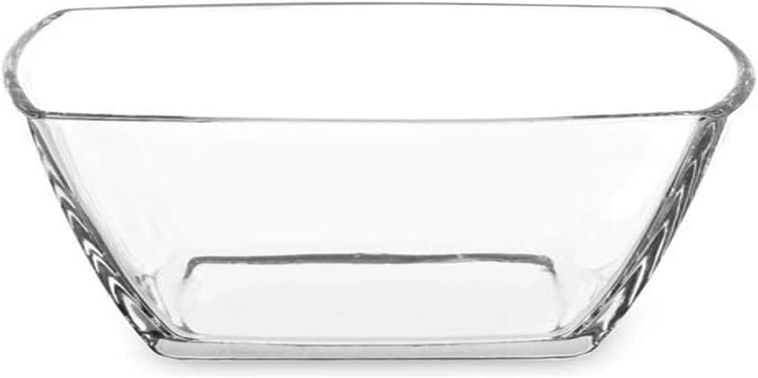 Pasabahce COPPETTA QUADRA, 12.5 cm, Glass, Transparent, 12.5 x 12.5 x 8 ...
