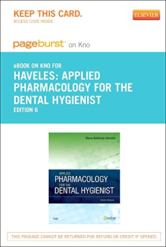 Buy Applied Pharmacology for the Dental Hygienist - Pageburst E-book on ...