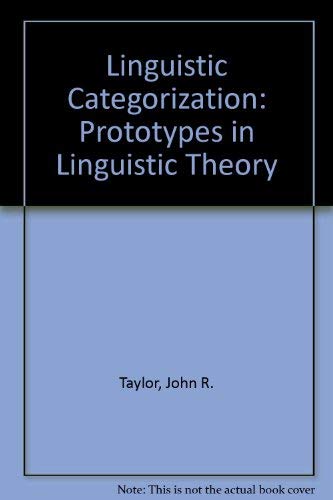 Amazon.com: Linguistic Categorization: Prototypes in Linguistic Theory ...