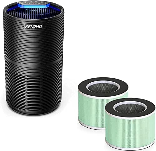 Amazon.com: RENPHO Air Purifier for Home with 2 Pack Replacement Filter ...