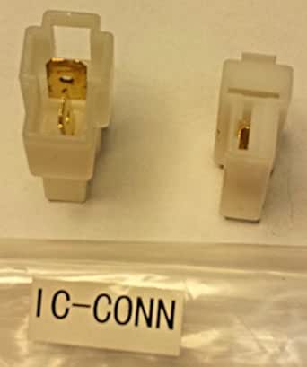 Amazon.com: CBK Supply - Ic-Conn T-Shaped 2-pin Dc Connector 1/4" Push ...