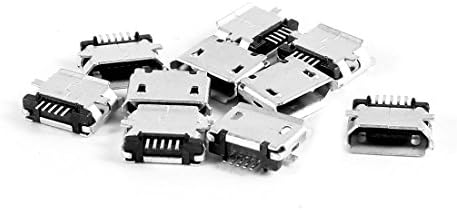 Amazon.com: bnafes 20PCS USB Type B Standard Micro Port Female Solder ...