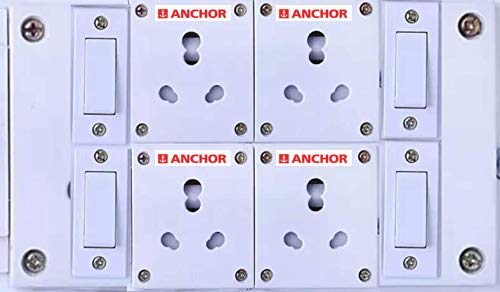 Buy (4 Anchor Power Plug Extension Board 16 amp) Extension Board with 3 ...