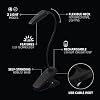 Energizer Rechargeable LED Book Light, Clip On Reading Light with ...