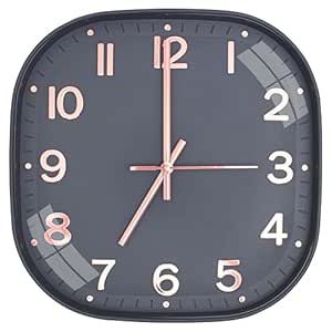 Buy TEKCOOL Plastic Analogue Wall Clock 12" Silent Quartz Decorative ...