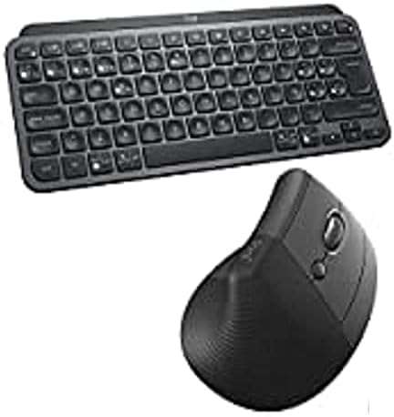 Logitech MX Keys Mini Keyboard and Mouse Ergonomic Lift Vertical ...