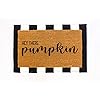 Amazon.com: Layered Outdoor Hey Pumpkin Mat Set - Coconut Coir (17-inch ...