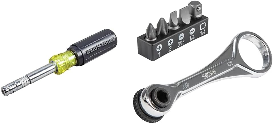Amazon.com: Klein Tools 8-in-1 Magnetic HVAC Slide Drive Screwdriver ...