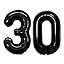 Amazon.com: GOER 42 Inch Light Pink Number 30 Balloons,Jumbo Foil ...
