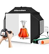 Amazon.com : Glendan Portable Photo Studio Light Box,12"x12 ...