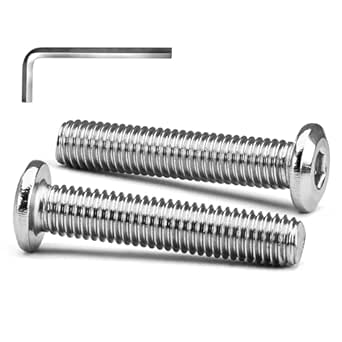 M8 x 40mm 10 PCS Flat Head Hex Socket Cap Screws Bolt, Furniture Bolts ...