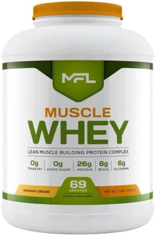 Amazon.com: MFL Muscle Whey Protein l 28g of Protein l 8g BCAAs l Keto ...