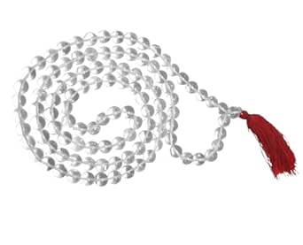 Buy All Stone A1 Grade Sphatik Mala 108 Beads Original Certified Jaap ...