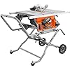 RIDGID 15 Amp 10 in. Portable Pro Jobsite Table Saw with Stand (Reed ...
