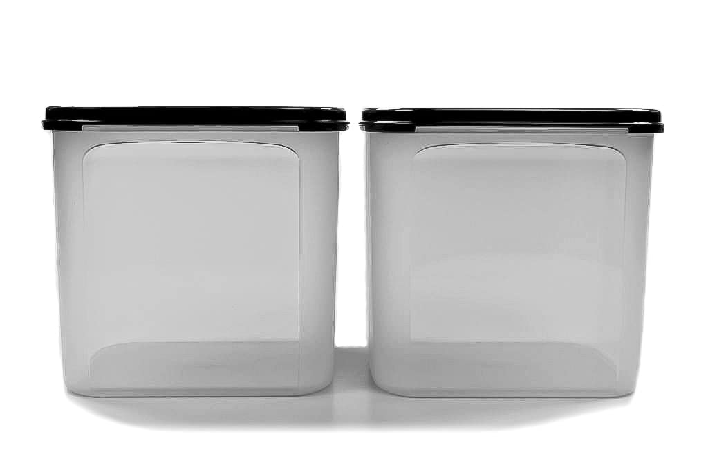 Tupperware 38100 Swiss 4 0 L Black 2 Square Compact | Desertcart INDIA