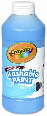 Amazon.com: Crayola Washable Paint 16 Oz Blue [Set of 2] : Toys & Games