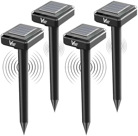 Amazon.com: Gopher Repellent Ultrasonic Solar Powered - Mole Repellent ...