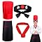 Amazon.com: Keymall Hibachi Chef Hat Teppanyaki Tall Chef Cap with ...