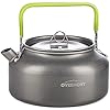 Amazon.com : Overmont Camping Kettle Camp Tea Coffee Pot Aluminum 42 FL ...