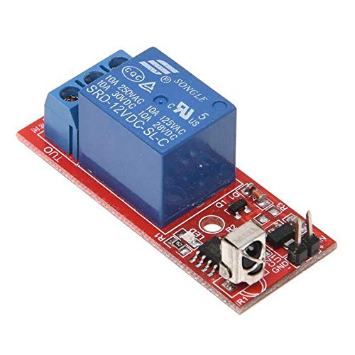 Generic Relay Module 1 Channel Remote Control Switch Wireless IR 12V DC ...