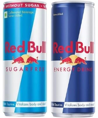 Buy Red Bull Energy Drink, Sugarfree, 250 ml (6 Pack) and Red Bull ...