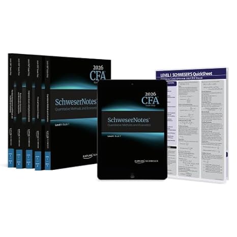 Buy 2026 CFA Level 1 Study Materials Exam Books Kaplan Schweser Book Online at Low Prices in ...