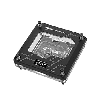 Amazon.com: Barrowch FBLTFHI-04I CPU Water Block for Intel i3 i5 i7 i9 ...