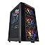 Mars Gaming MC-3TCORELCD ATX Gaming Case, Customizable 7.2” IPS Screen ...