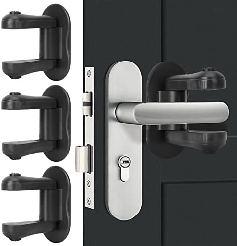 Amazon.com: BiSiViO Child Proof Door Lever Lock, 3 Pack Door locks for ...