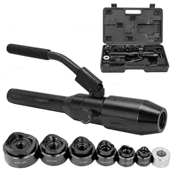 Amazon.com: Hydraulic Knockout Punch Kit, Electrical Conduit Hole Cutter Set, 22.5~61.5mm ...