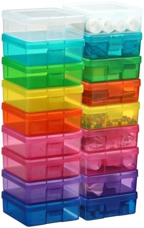 Amazon.com: Naivees Organizing Container with Latching Lids,Stackable ...