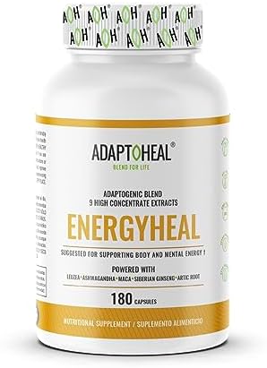 Amazon.com: Adaptoheal Energy Supplement Caffeine Free - Adoptogen ...