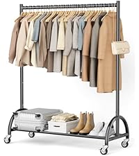 Amazon.com: MISSLO Small Clothes Racks for Hanging Clothes Clothing ...