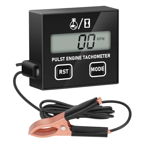 Snapklik.com : Small Engine Tachometer, Digital Tachometer Tach Gauge ...