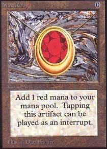 Amazon.com: Magic: the Gathering - Mox Ruby - Collectors Edition : Toys ...