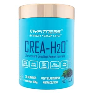 Myfitness Crea H2O | 300g | Effervescent Creatine Power Formula | Creatine Monohydrate Powder ...
