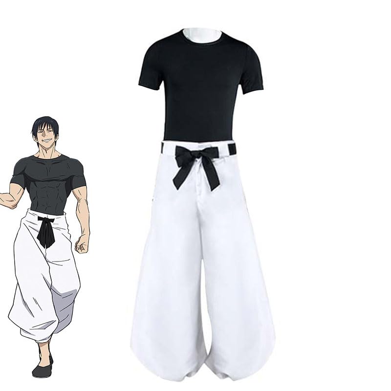 Amazon.com: QAHEART Fushiguro Toji Cosplay Costume,Full Set Fushiguro ...