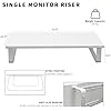 Amazon.com: VIVO 24 inch Monitor Stand, Wood & Steel Desktop Riser ...