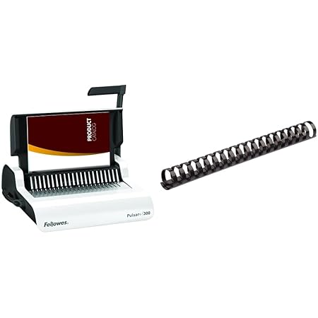 Manual Binding Combs Fellowes 1/2-Inch White Binding Combs - 25 Pack ...