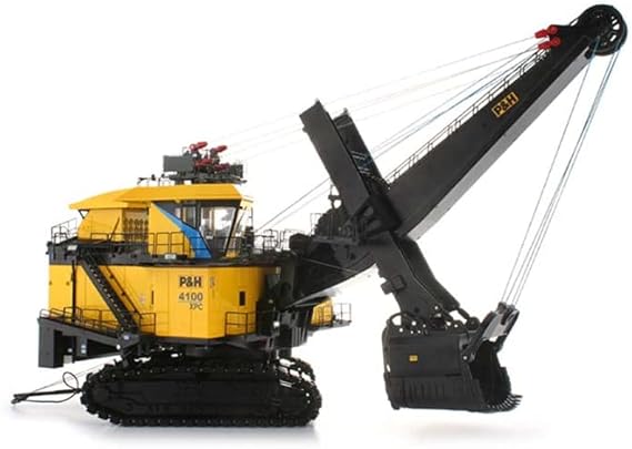 Amazon.com: TWH P&H 4100XPC Electric Rope Shovel Limited Edition 1/50 ...