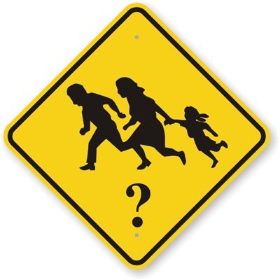 Running Family Freeway Symbol, Fluorescent Yellow Diamond Grade ...