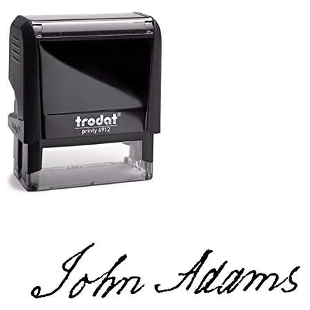 Amazon.com : Custom Signature Stamp - Self Inking - Your Choice of 7 ...