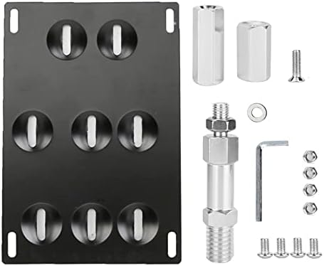 Aramox License Plate Holder,Aluminum Alloy Car Front Bumper Tow Hook ...