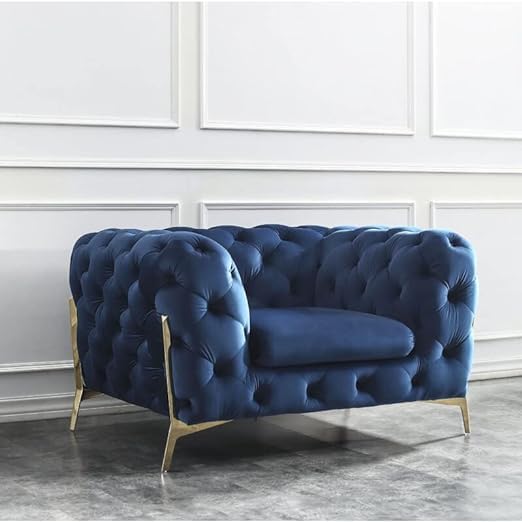 CRAFTKINGS 1 Seater Sofa Upholstered Sofa 1-Seater Couch One Seater ...