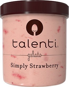Amazon.com: Talenti, Simply Strawberry Gelato, Pint (8 Count) : Grocery ...
