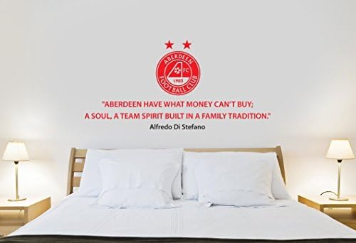 Aberdeen Football Club Official Northern Lights Song Wall Sticker Decal ...