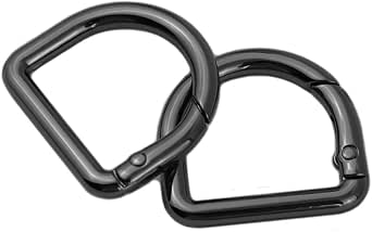 Amazon.com: TANJUN 2pcs D buckle Semicircle Spring Snap Clip Trigger ...
