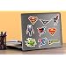 Amazon.com: Superman Character Poses 50CT Sticker Pack Large Deluxe ...