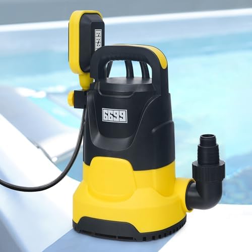 Amazon.com: 6699 3/4HP Portable Utility Pump Submersible Water Pump ...