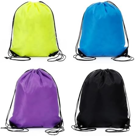 VEGCOO 4 Pcs Drawstring Bags, Drawstring PE Bags, String Swim Trainer ...